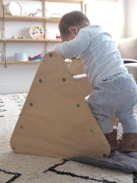 MOOV Baby Mini Climbing Pikler Triangle - Montessori, Babies & Kids ...