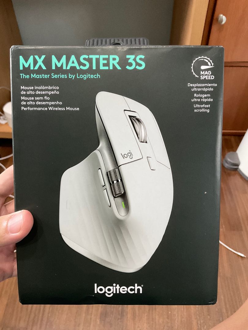 Logitech MX Master 3S (Pale Grey)- BNIB, Computers & Tech, Parts ...