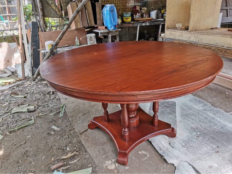 Narra dining table, Furniture & Home Living, Furniture, Tables & Sets ...