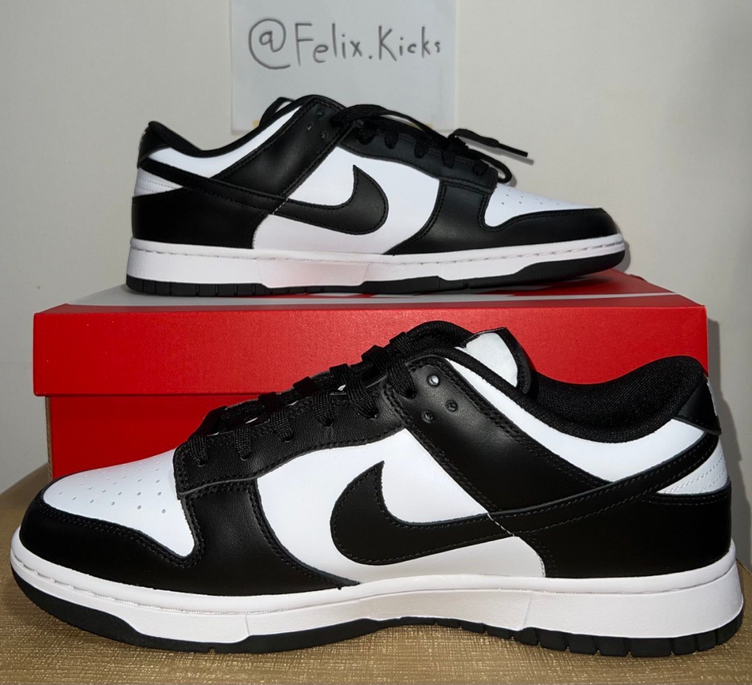 Nike Dunk Low ' Panda ' Men, Men's Fashion, Footwear, Sneakers on Carousell