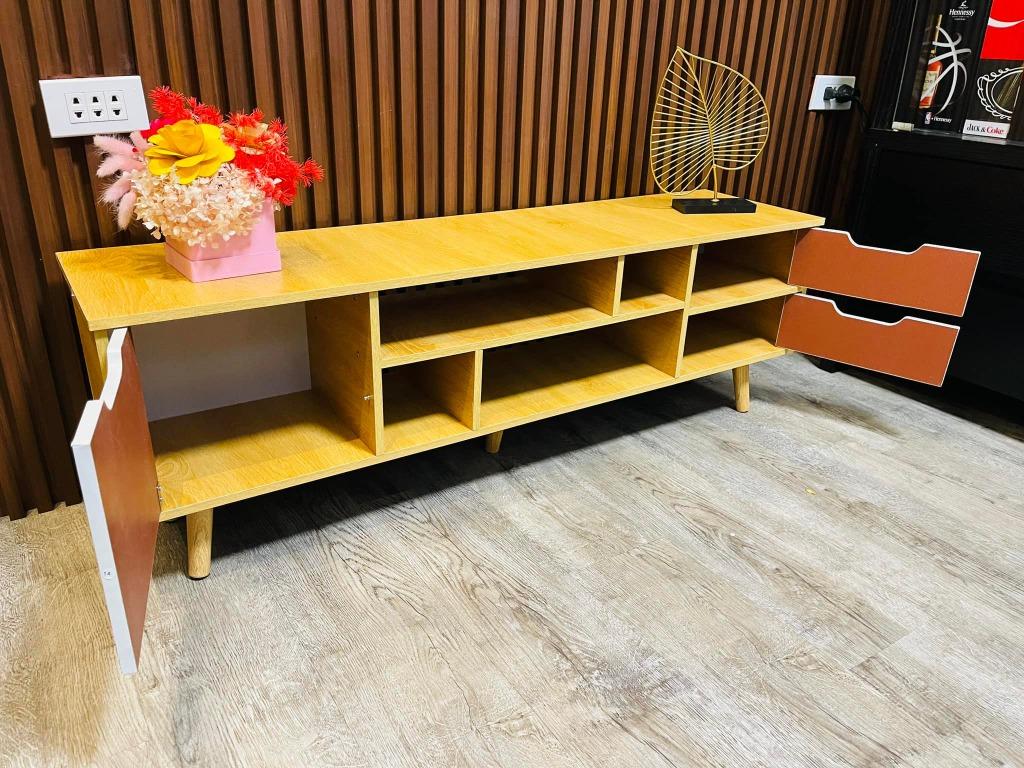 New Style TV Rack Cabinet organizer, Furniture & Home Living, Furniture ...