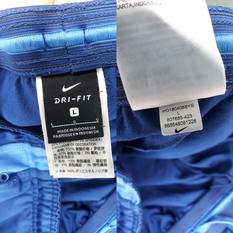 NIKE DRI FIT PANTS ANKLE ZIP LARGE ON BLACK TAG, Men's Fashion, Bottoms ...