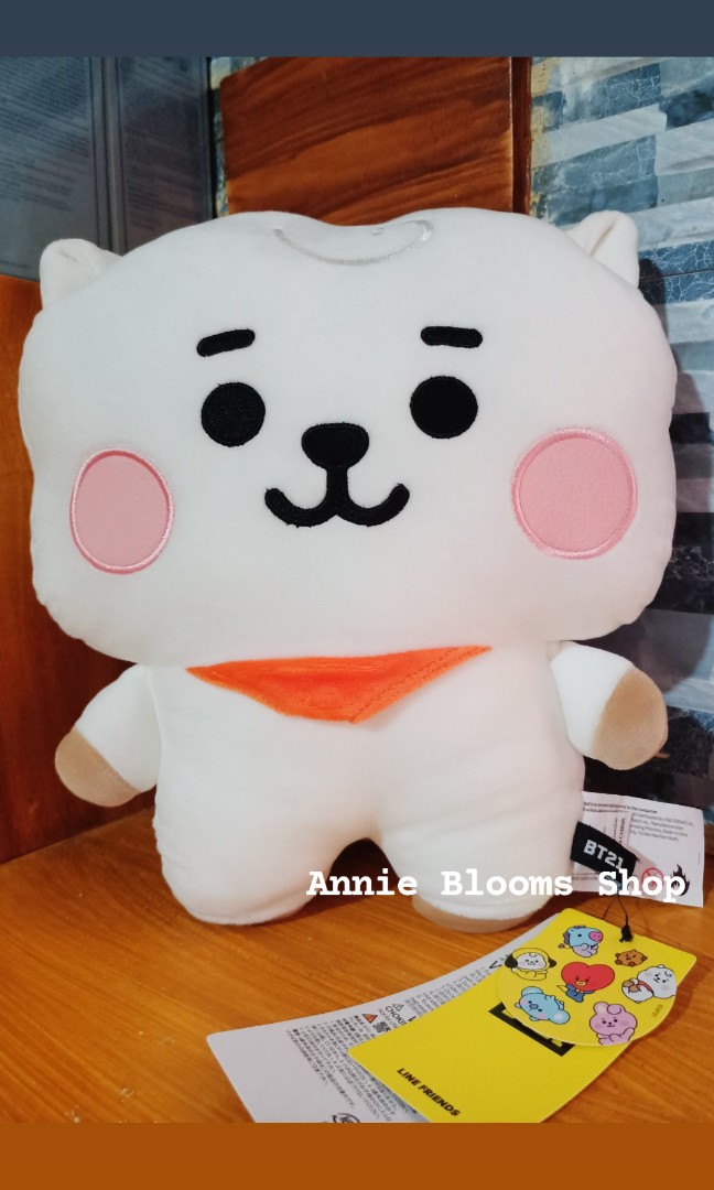 Official BT21 Hug me 35cm Cushion Rj, Hobbies & Toys, Memorabilia ...