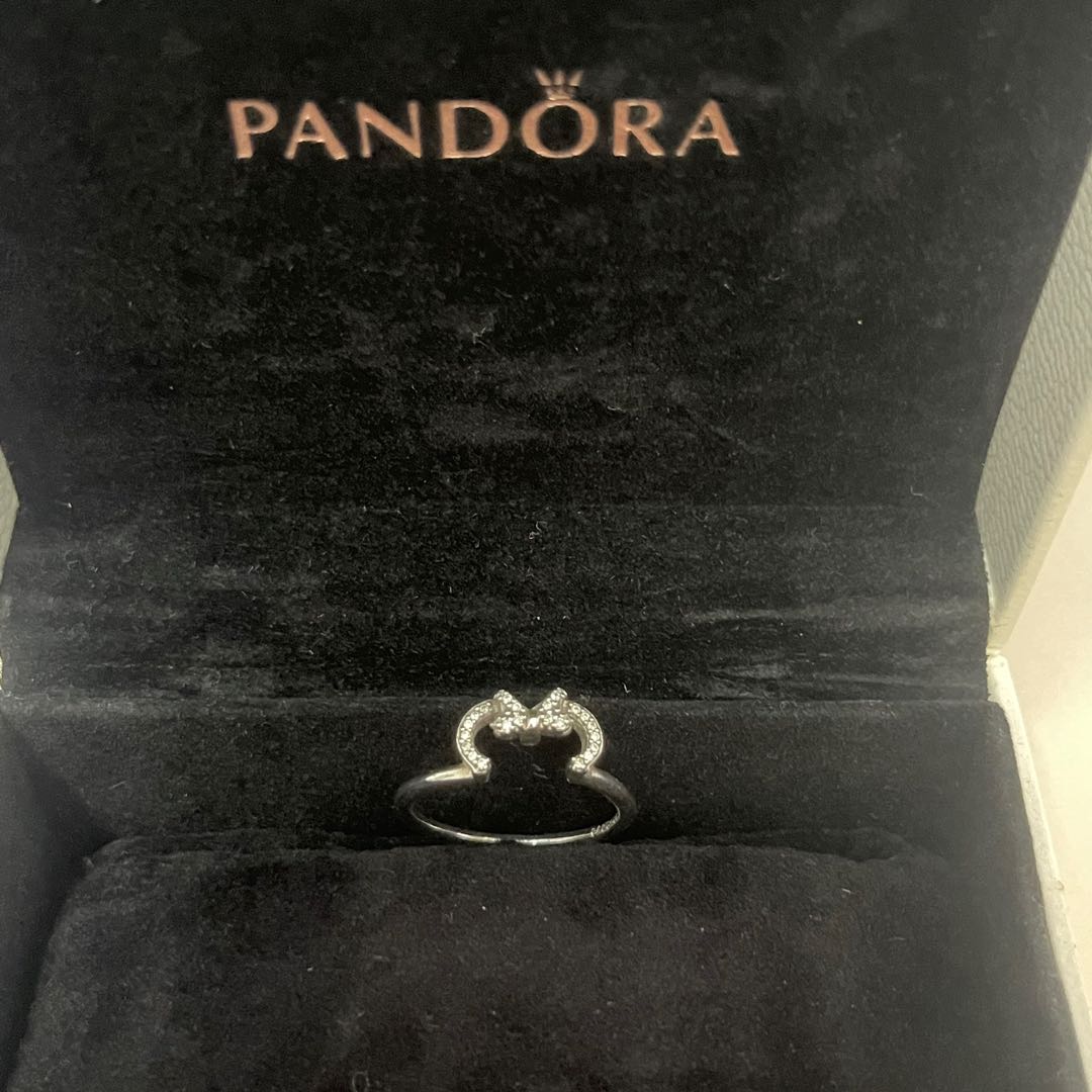 Pandora Disney Minnie Silhouette Ring, Women's Fashion, Jewelry ...