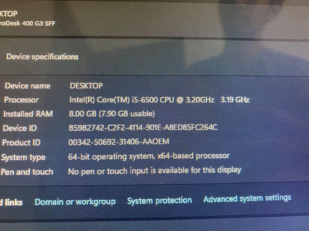 Pc Intel i5 6th gen 6500 windows 11 pro full set, Computers & Tech ...
