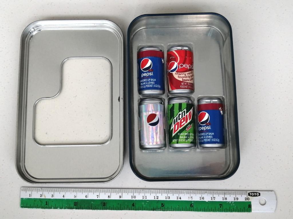 Pepsi Lip Smacker in 'Vending Machine' - 5 Lip Balms in various "drinks ...