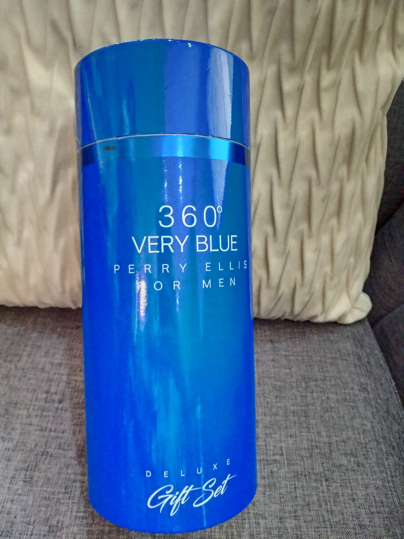 Perry Ellis 360 Very Blue Deluxe Gift Set, Beauty & Personal Care, Men ...