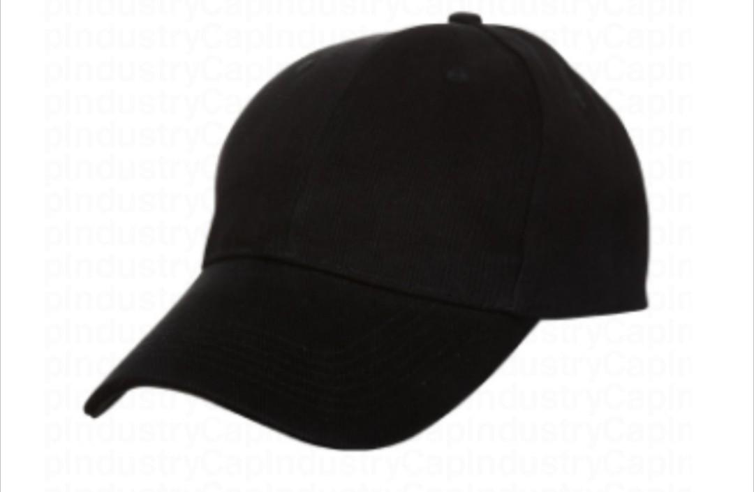 Plain black cap, Men's Fashion, Watches & Accessories, Caps & Hats on ...
