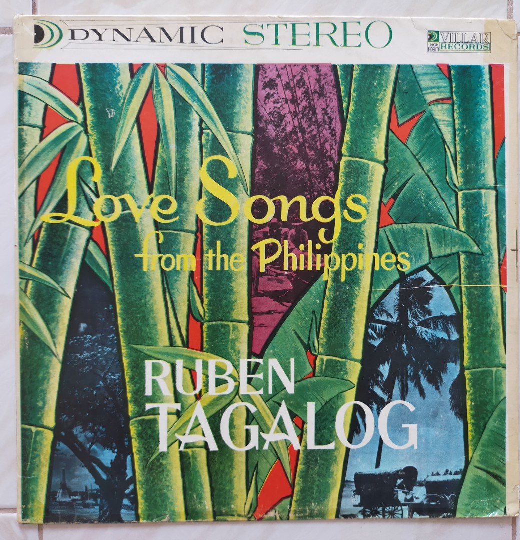 Plaka Ruben Tagalog Love Songs From Philippines Vinyl Lp Opm Record