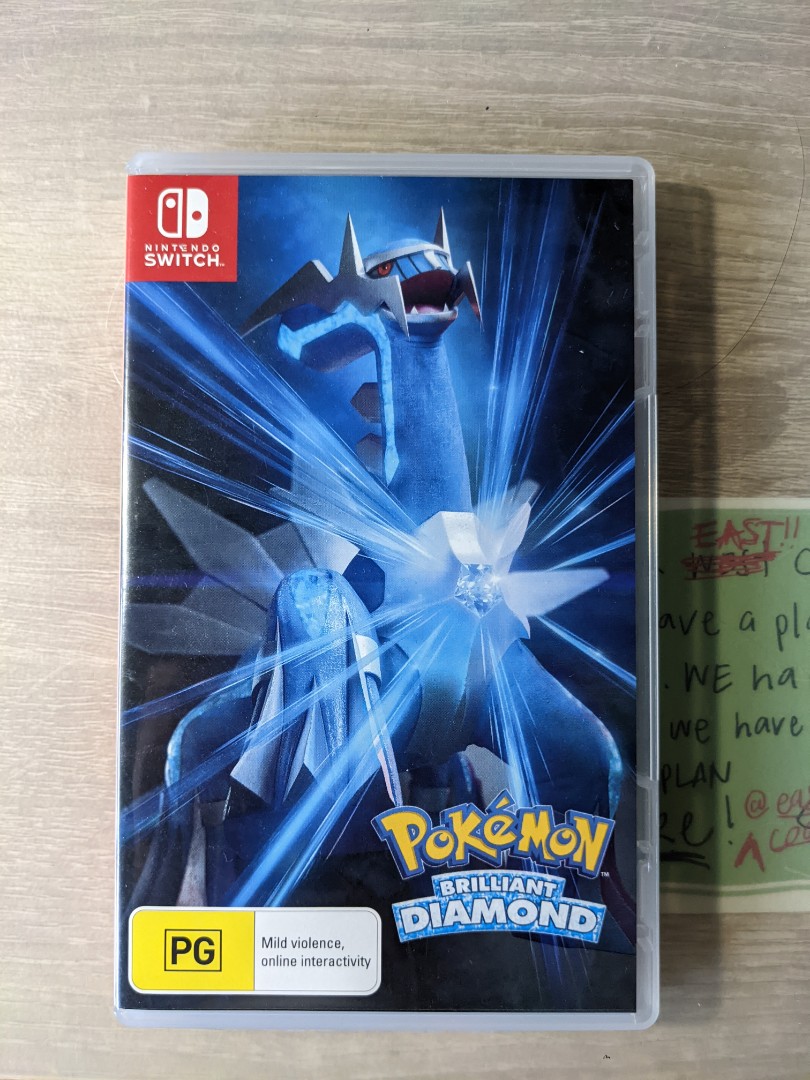 Pokemon Brilliant Diamond (cartridge), Video Gaming, Video Games ...