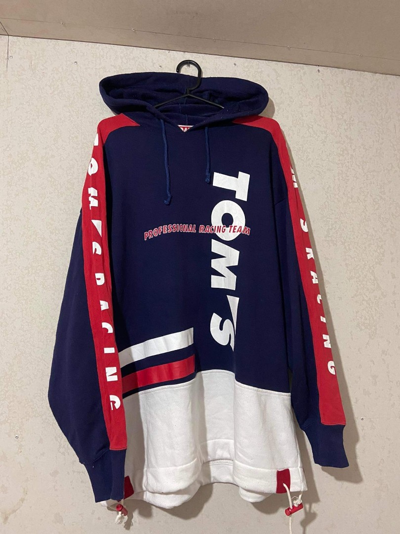 Rare vintage 90's Toms Proffesional Racing Team Big Logo (Multi color ...