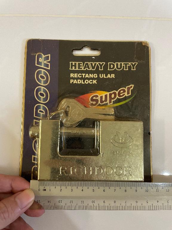 Richdoor Gate Padlock lock door Cylinder bolt latch locking mechanism ...