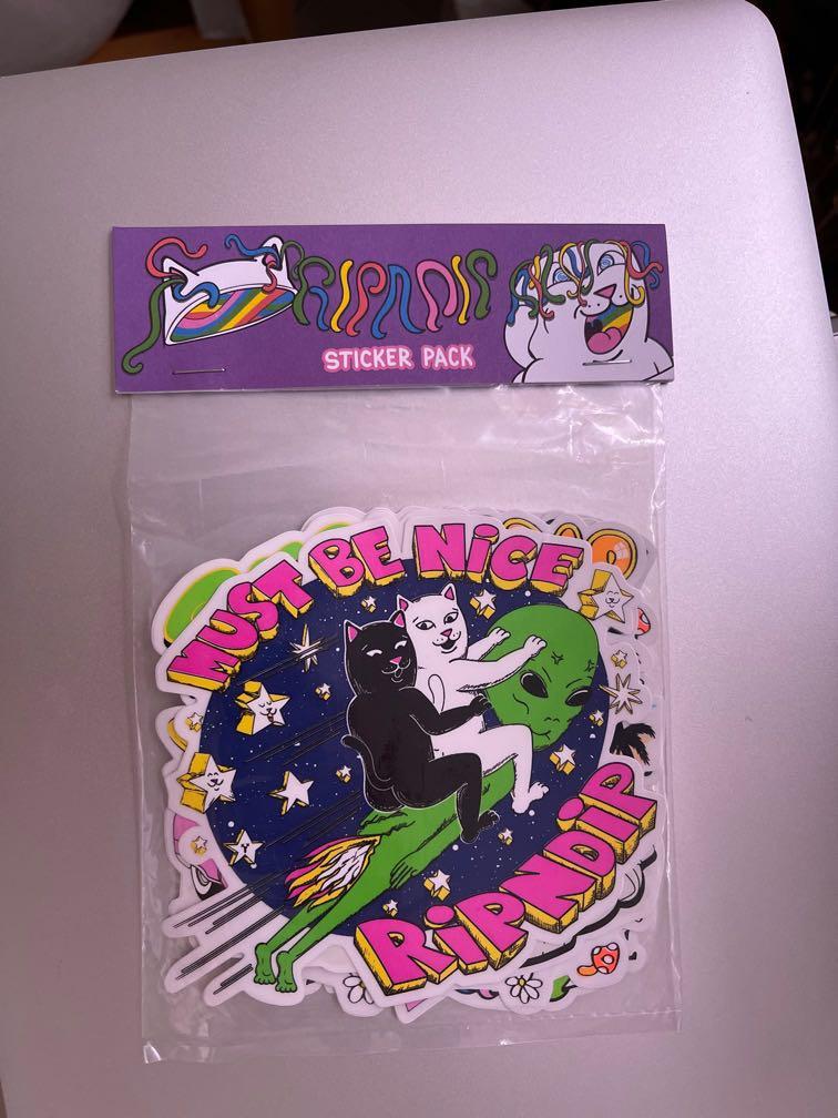 RIPNDIP Sticker Pack (Authentic), Hobbies & Toys, Stationery & Craft ...