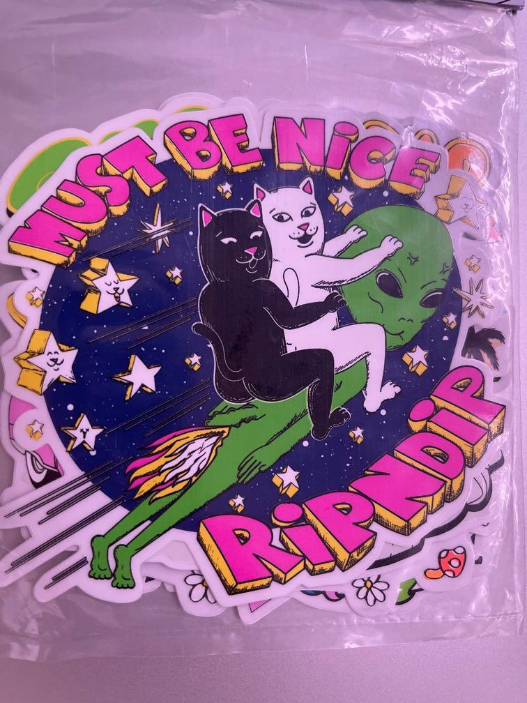 RIPNDIP Sticker Pack (Authentic), Hobbies & Toys, Stationery & Craft ...