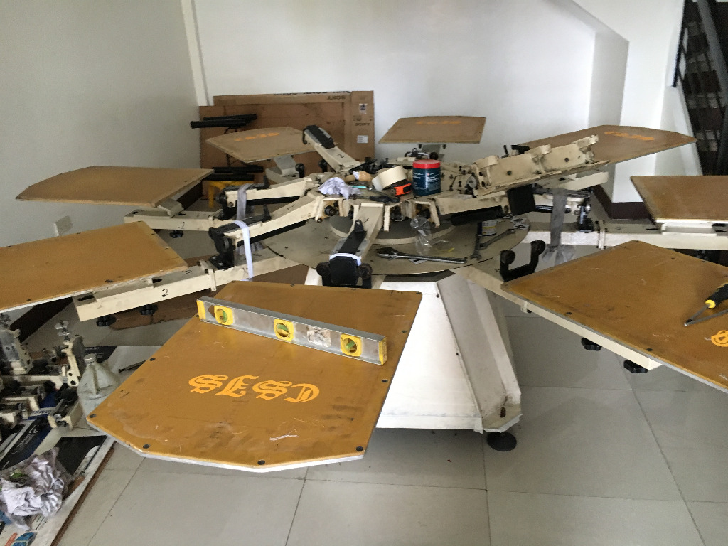 Rotary Silkscreen printing machine, Computers & Tech, Printers ...