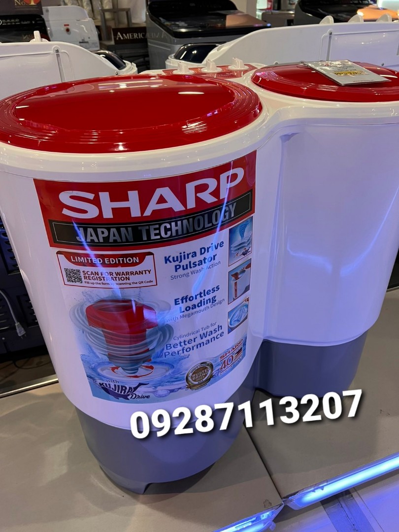 SHARP SINGLE AND TWIN TUB WASHING MACHINE, TV & Home Appliances ...