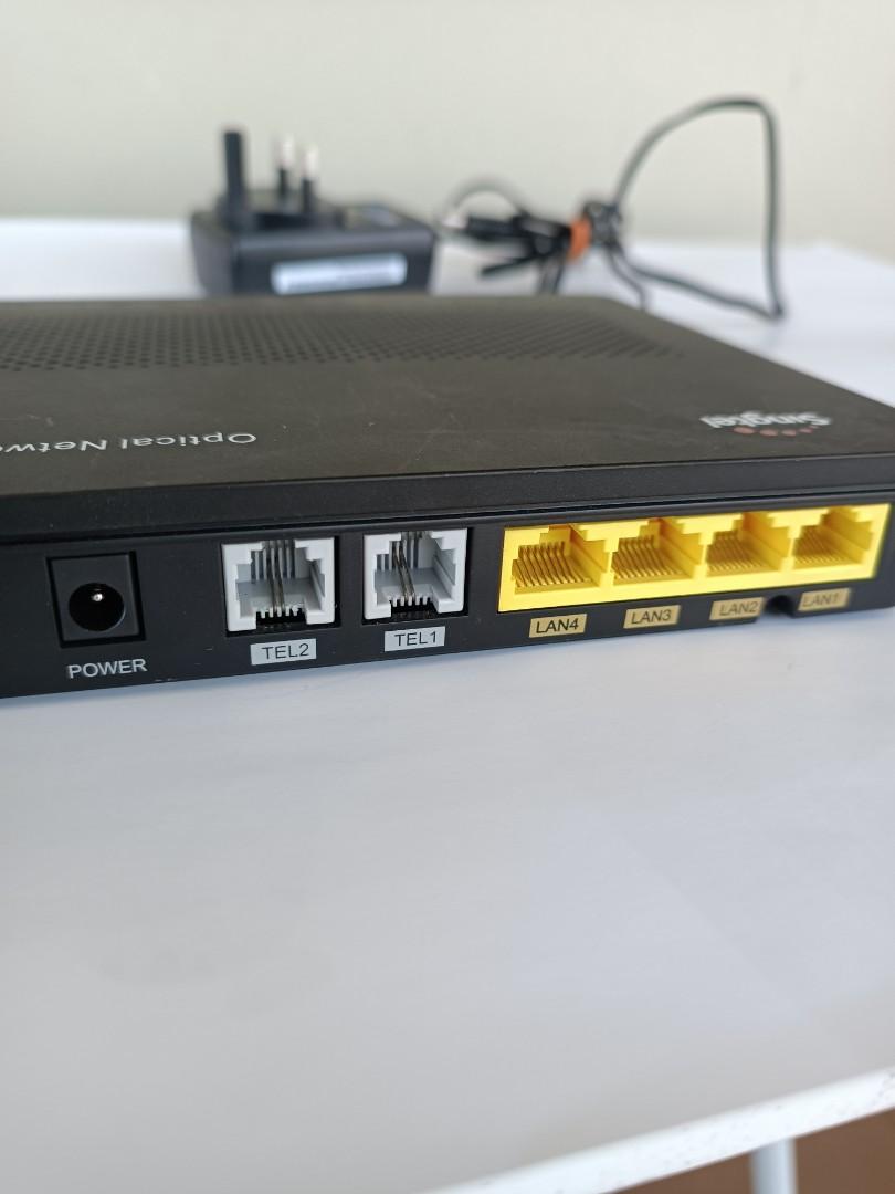 Singtel Optical Network Router, Computers & Tech, Parts & Accessories ...