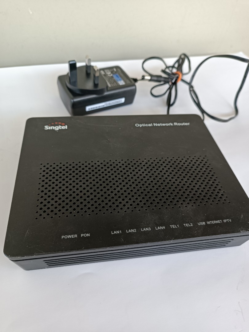 Singtel Optical Network Router, Computers & Tech, Parts & Accessories ...