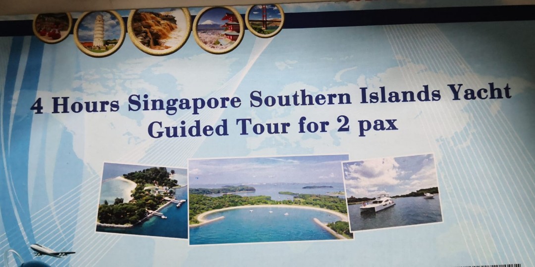 Southern Islands Yacht for 2 pax, Tickets & Vouchers, Local Attractions ...