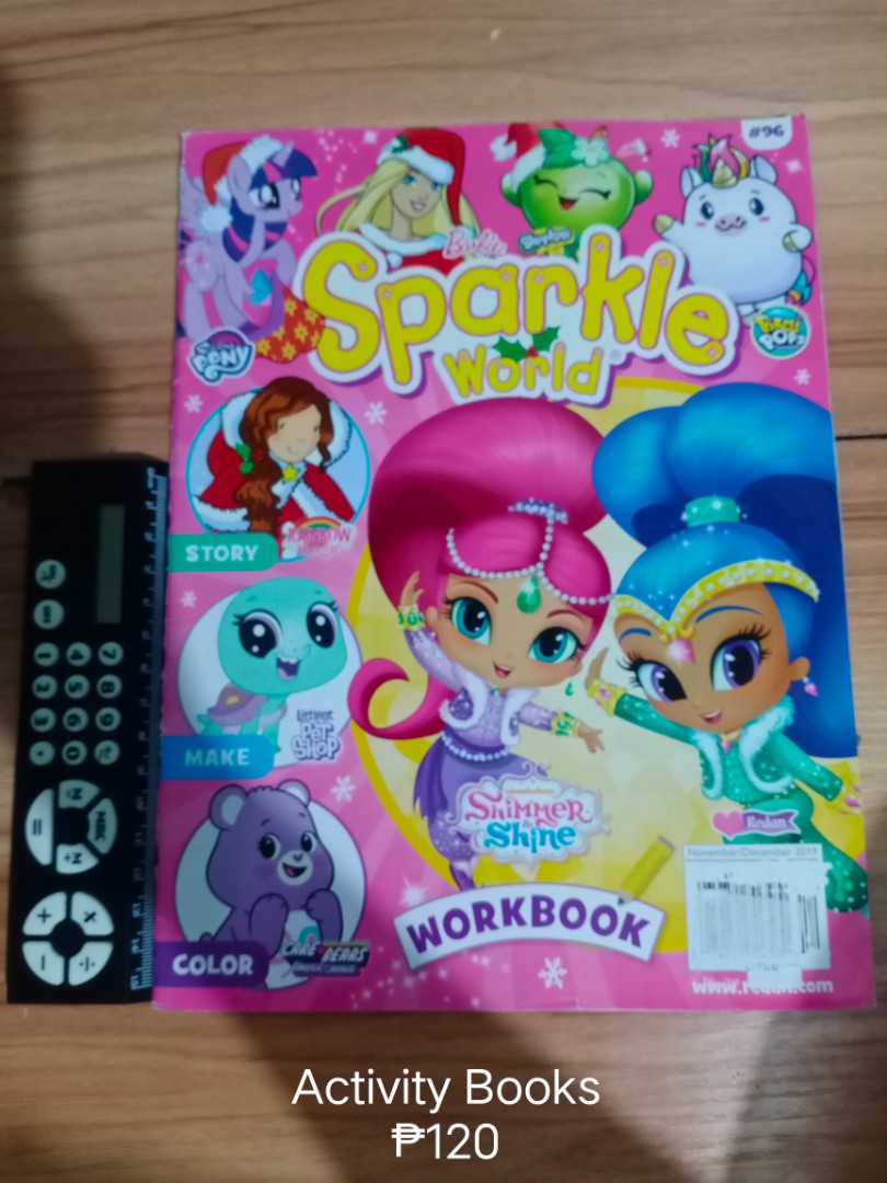 Sparkle World Activity Book, Hobbies & Toys, Books & Magazines ...
