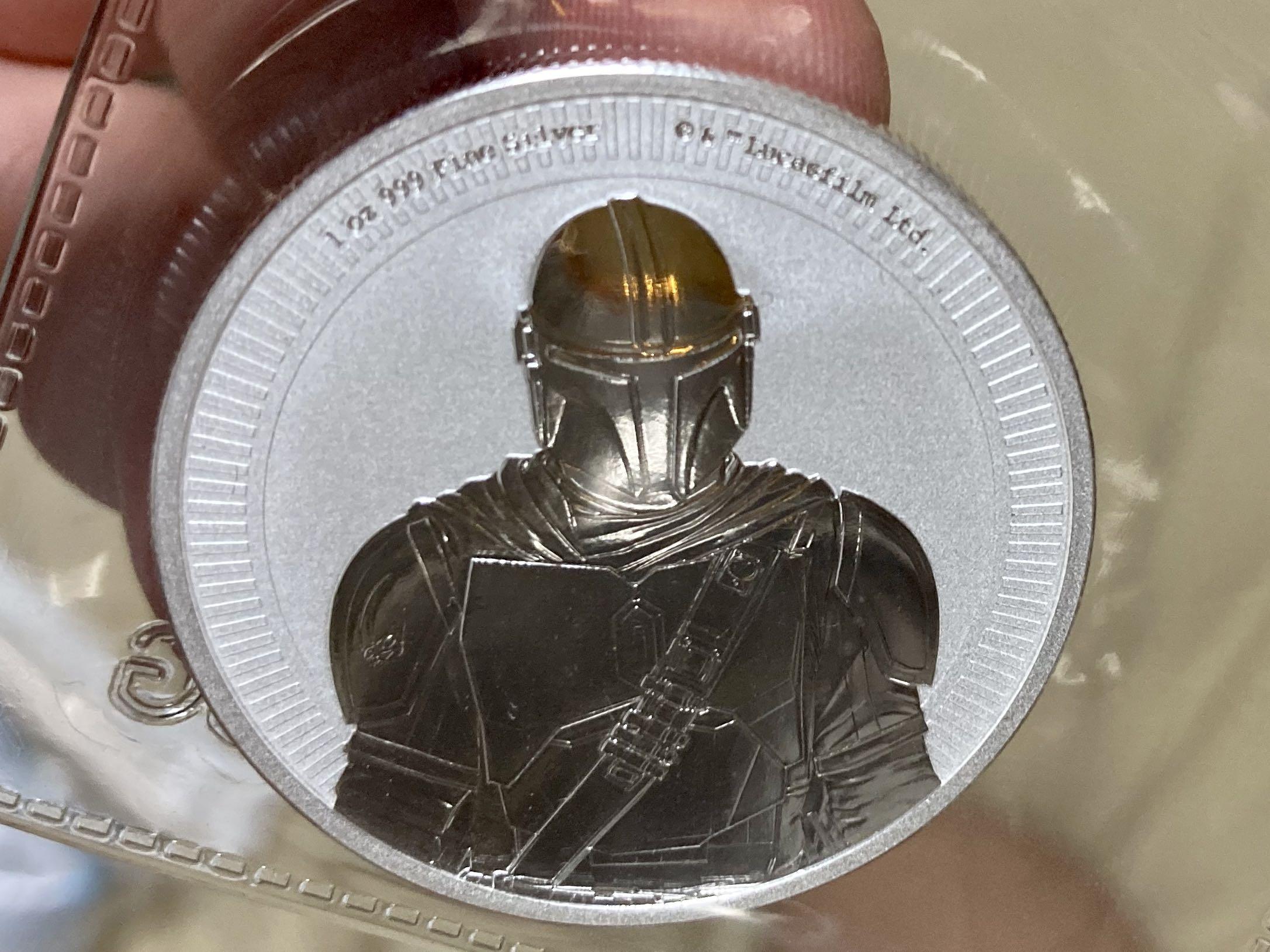 Star Wars Silver coin 1oz Mandalorian from Star Wars, Hobbies & Toys ...