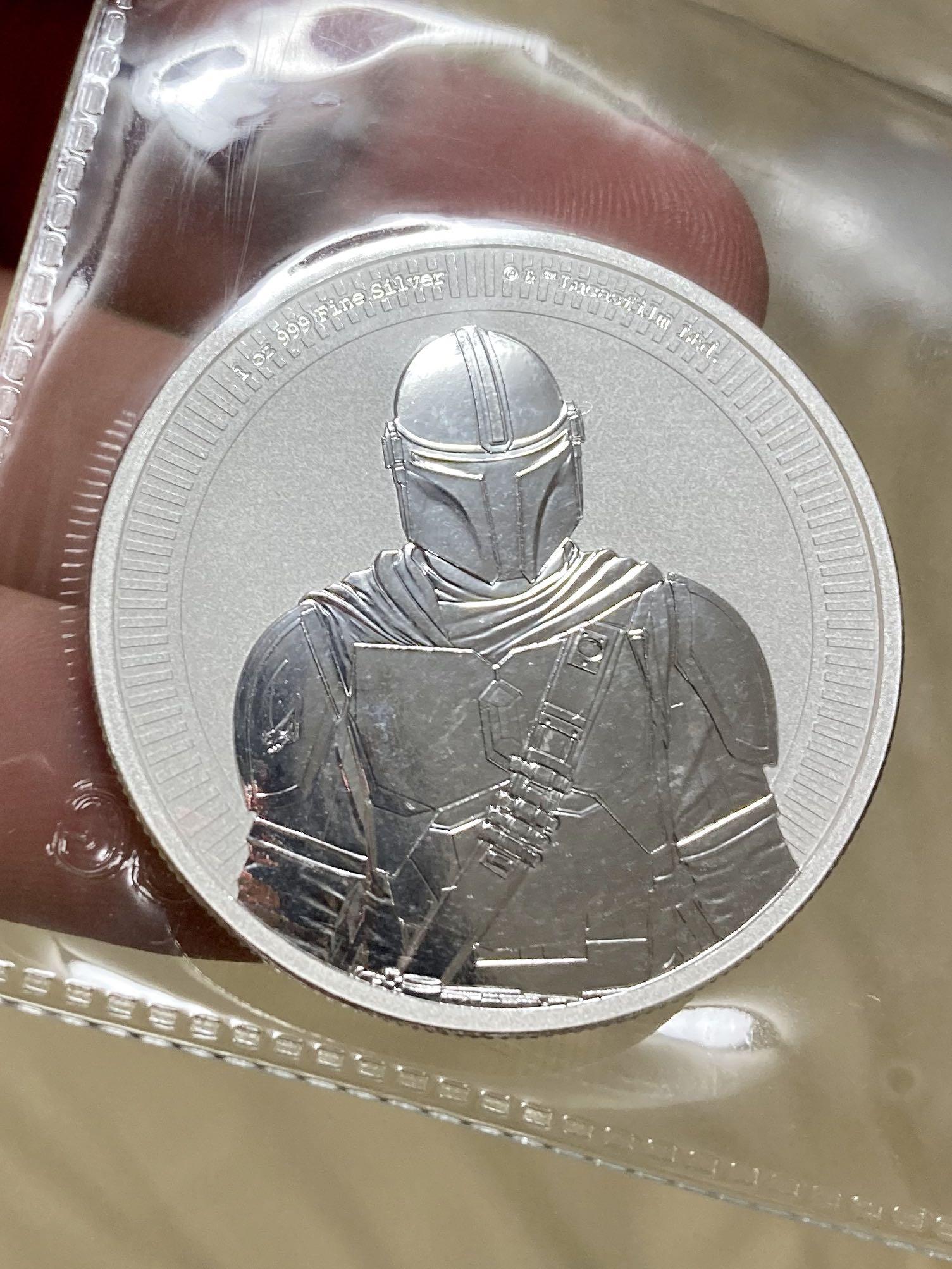 Star Wars Silver coin 1oz Mandalorian from Star Wars, Hobbies & Toys ...