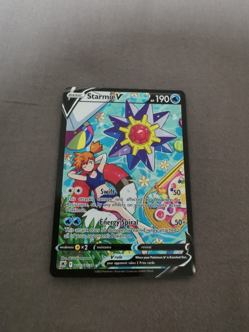 Pokémon TCG Astral Radiance Starmie V AA, Hobbies & Toys, Toys & Games ...