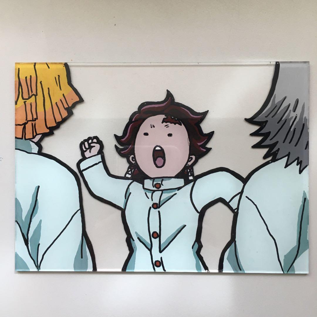 Tanjiro Zenitsu Inosuke (Demon Slayer Kimetsu no Yaiba) Acrylic Glass ...