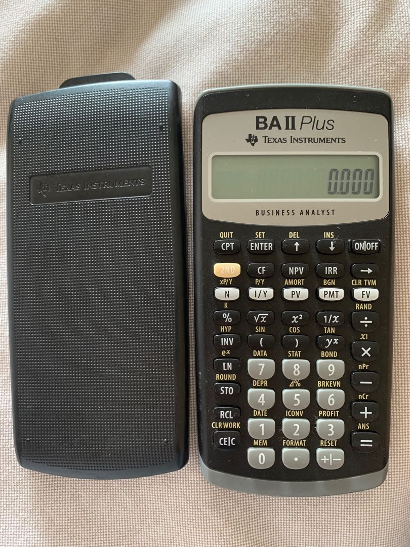 Texas Instruments BA 2 Plus, Computers & Tech, Office & Business ...