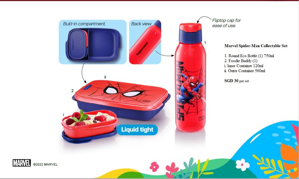 Tupperware Brand - Marvel Spider-Man Collectable Set, Furniture & Home ...