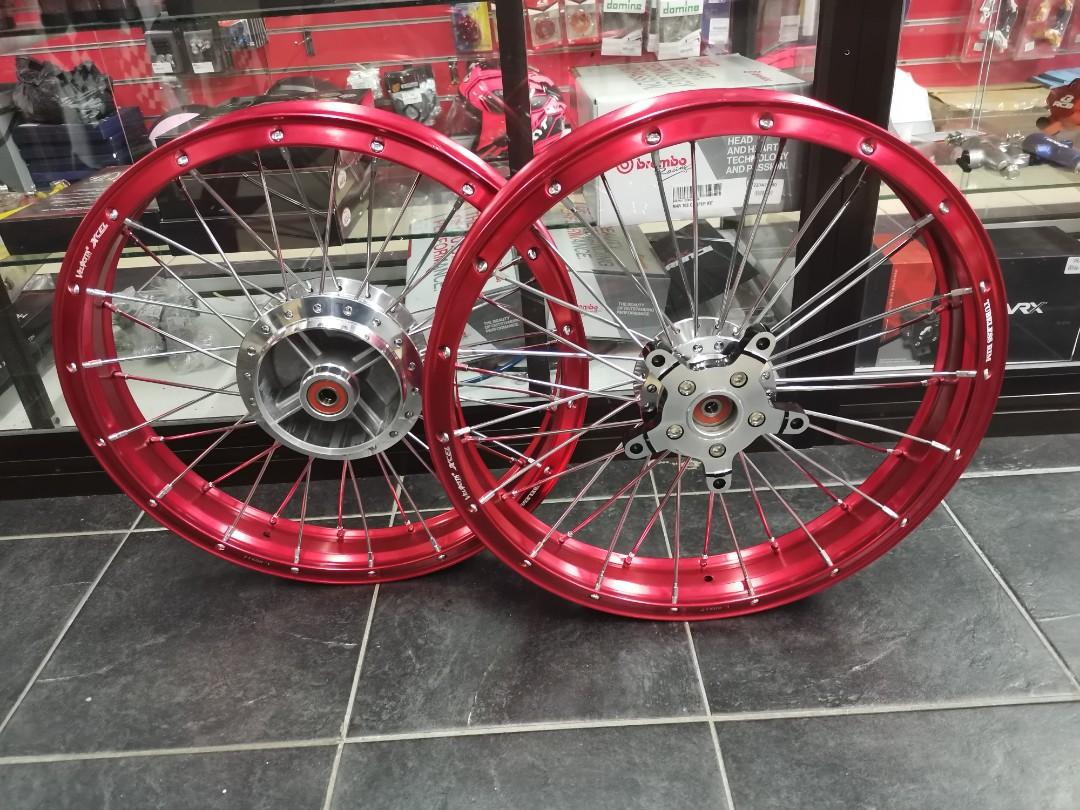 Velocita xcel tubeless spoke rim, Motorcycles, Motorcycle Accessories ...