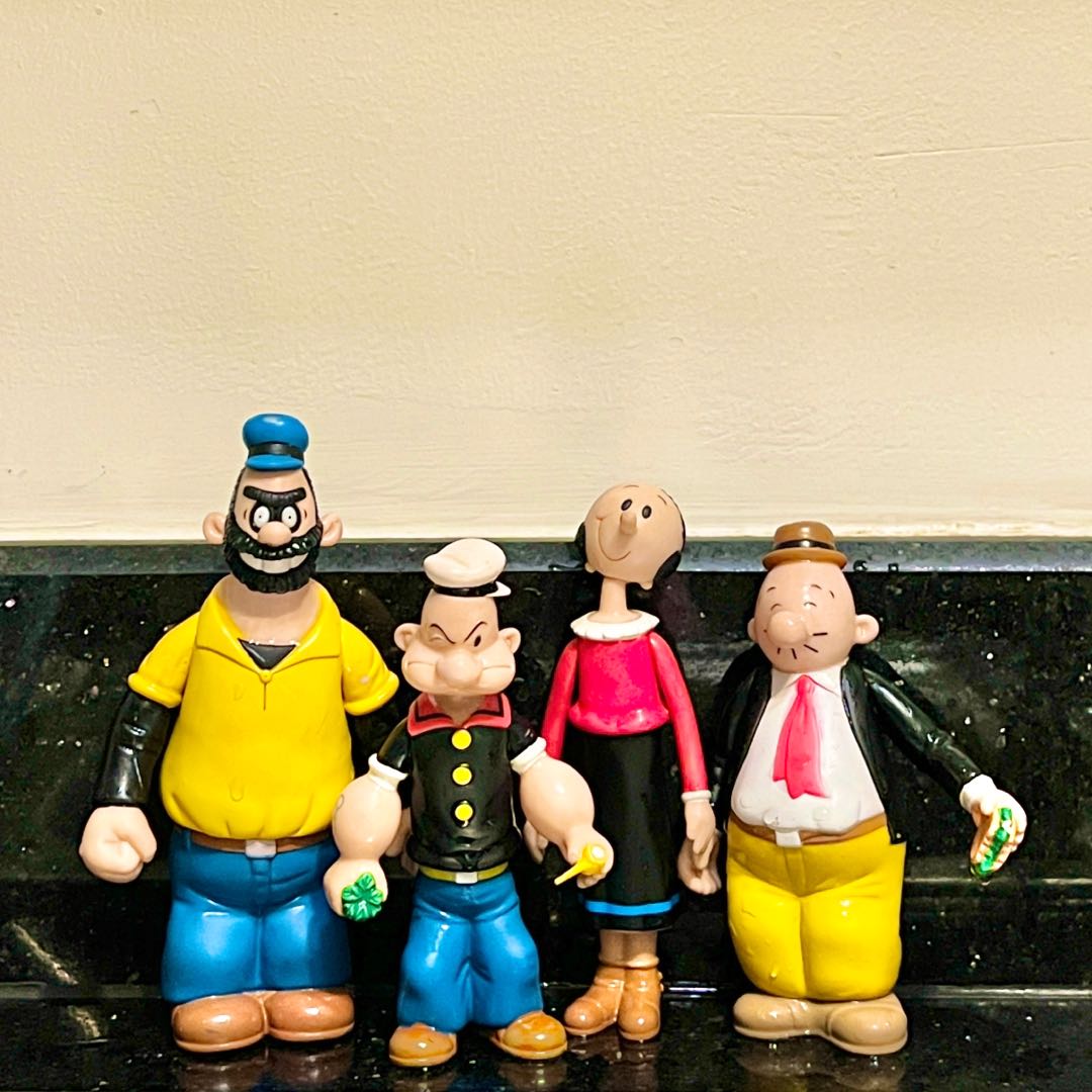 Vintage Jollibee Popeye Set of 3 (no Wimpy), Hobbies & Toys, Toys ...