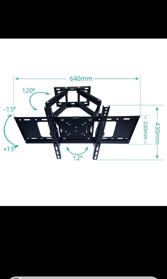 V-star Full motion TV bracket, TV & Home Appliances, TV & Entertainment ...