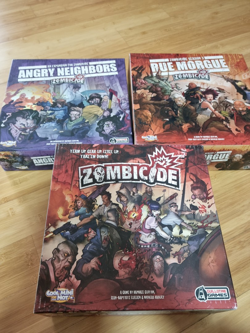 Zombicide + expansions + Kickstarter extras, Hobbies & Toys, Toys ...