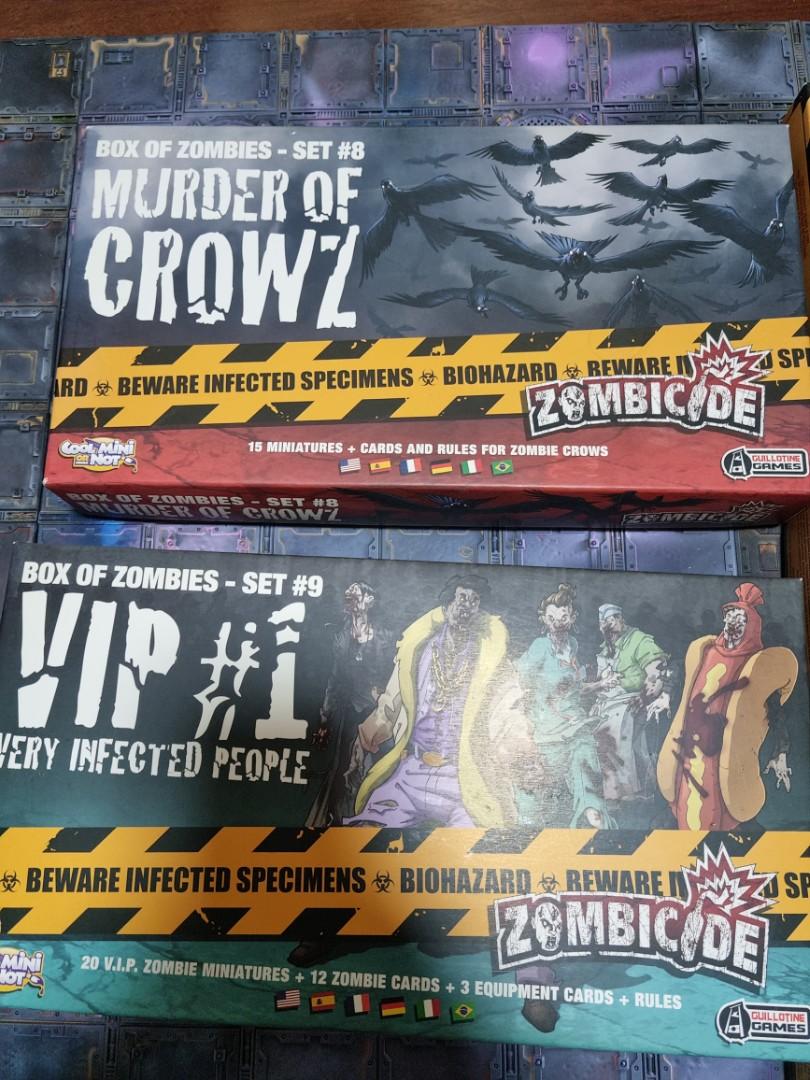 Zombicide + expansions + Kickstarter extras, Hobbies & Toys, Toys ...