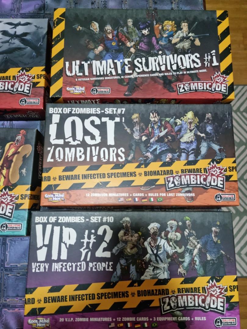 Zombicide + expansions + Kickstarter extras, Hobbies & Toys, Toys ...