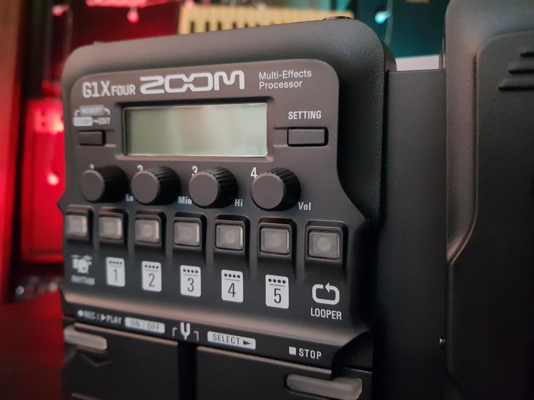 Zoom G1XFour Guitar Multi-Effects (New), Hobbies & Toys, Music & Media ...