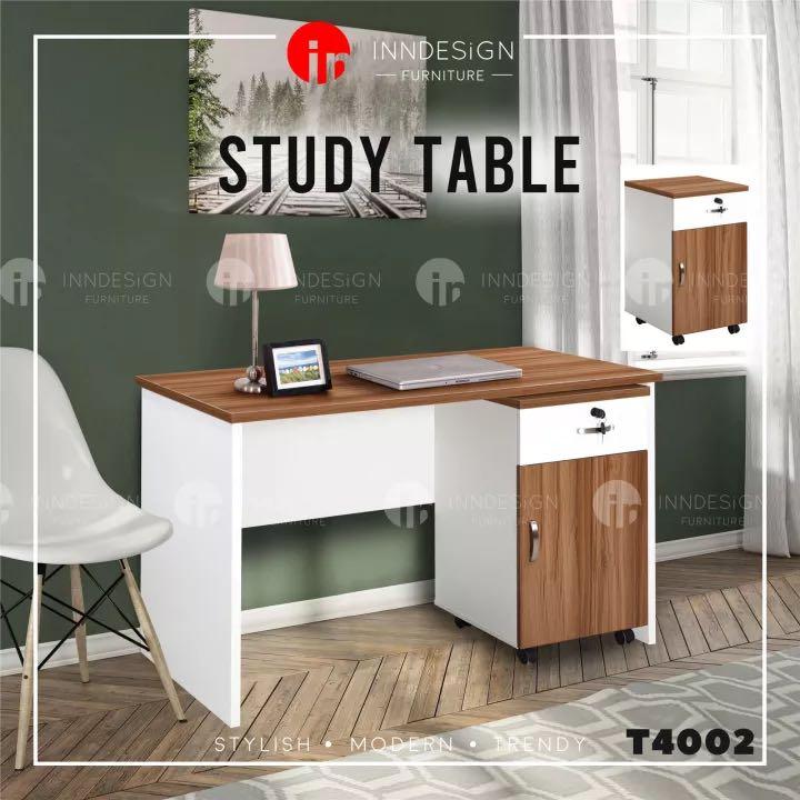 120 cm Study Table study desk, Furniture & Home Living, Furniture ...