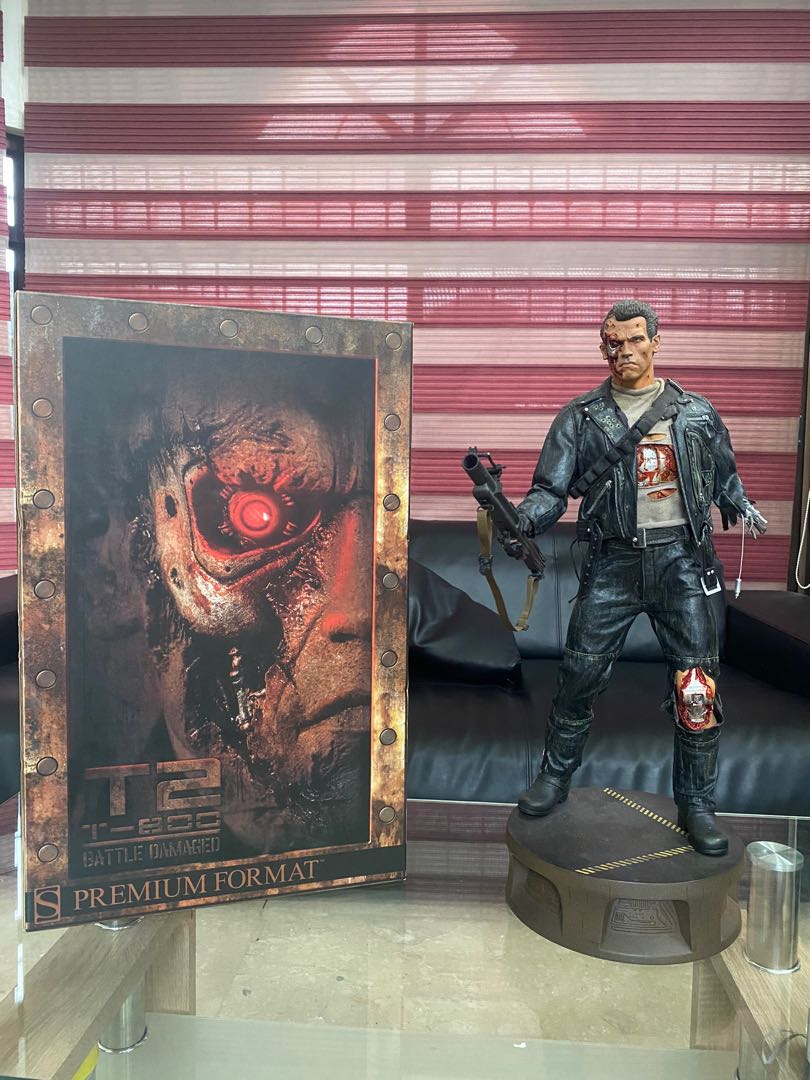 1/4 scale sideshow collectibles Terminator judgement day(battle damaged ...