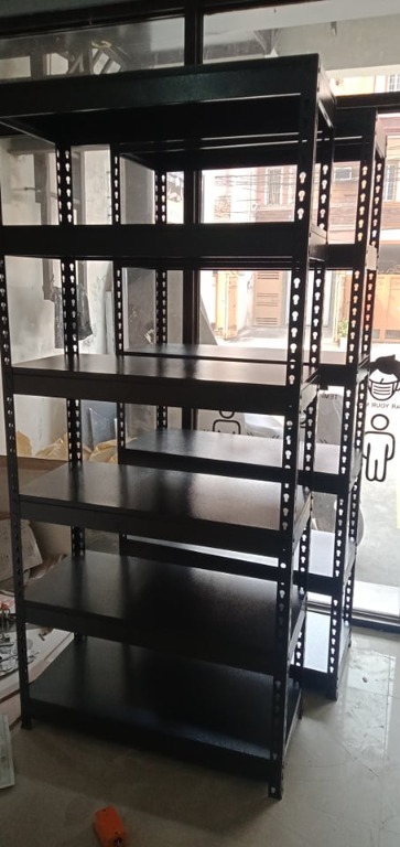6 layer steel rack / office partition, Furniture & Home Living ...