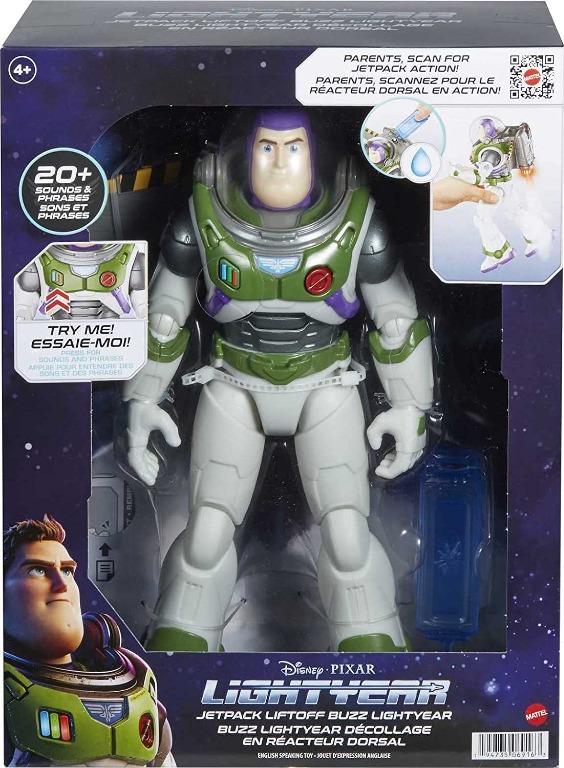 [Sold] Mattel - HHK15 Disney Pixar Lightyear：Jetpack Liftoff Buzz Lightyear 光年正傳：巴斯光年 12 吋飛行Buzz ...