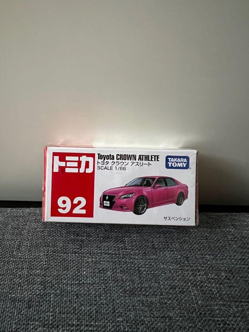 全新 Takara TOMY Tomica #92 Toyota Crown Athlete 桃紅色車, 興趣及遊戲, 玩具 & 遊戲類 - Carousell