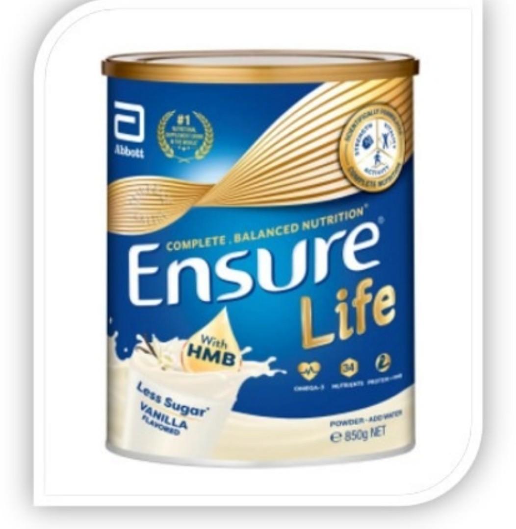 [SOLD]Abbott Ensure Life Milk powder, Food & Drinks, Beverages on Carousell