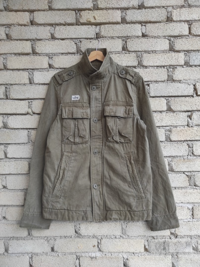 Abercrombie fitch a&f sentinel jacket tactical cargo pocket jacket ...