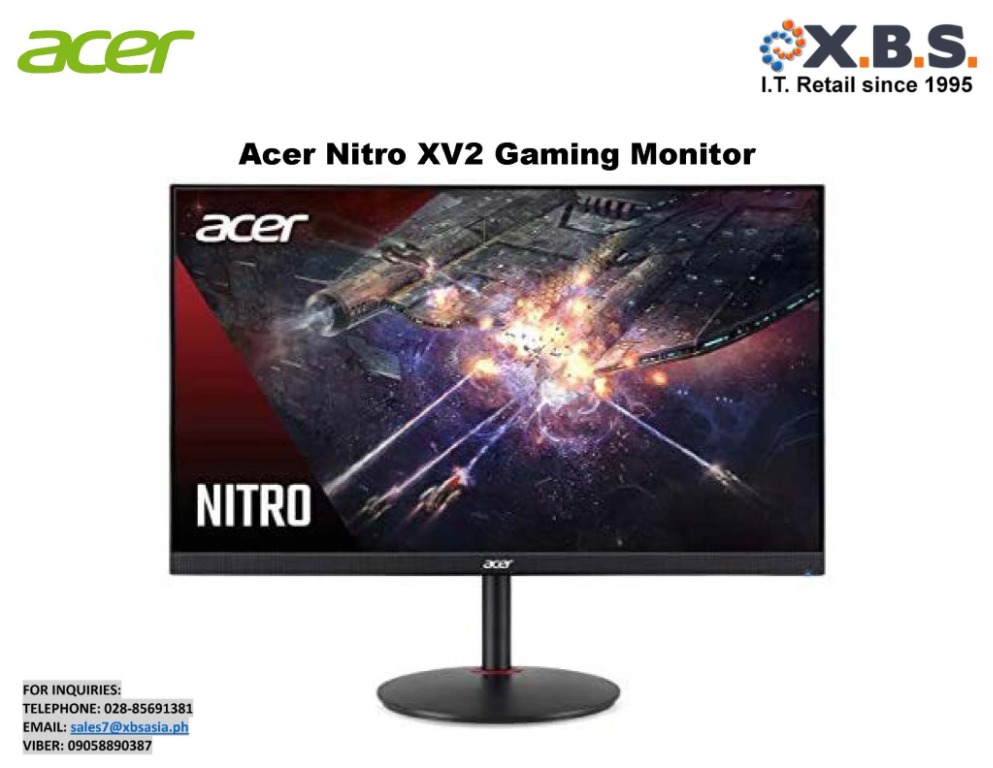 Acer Nitro XV2 Gaming Monitor, Computers & Tech, Parts & Accessories ...