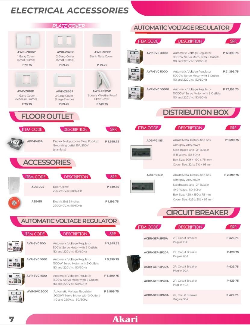 akari electrical products, Commercial & Industrial, Construction ...