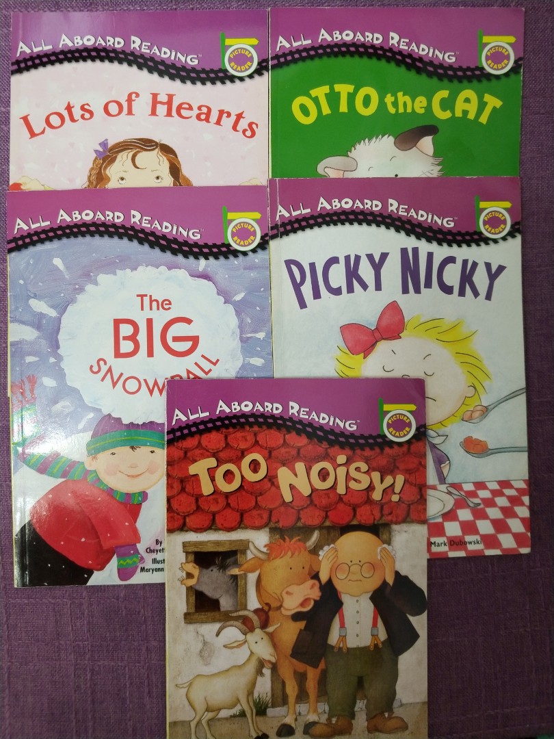 All aboard reading 5冊合售, 書籍、休閒與玩具, 書本及雜誌, 童書、著色互動書在旋轉拍賣