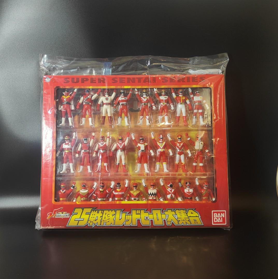 Bandai Super Sentai Series 25th Anniversary Red Ranger BOX SET, Hobbies ...