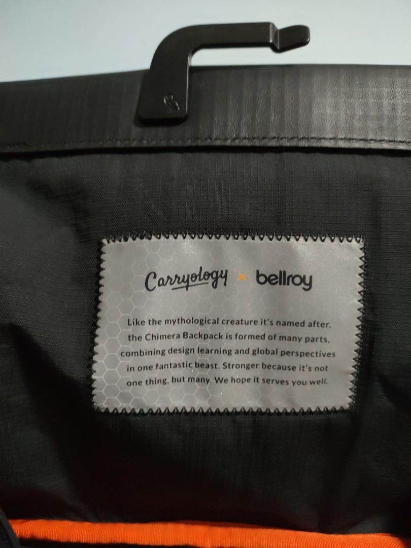 Bellroy x Carryology Chimera Backpack w/o patch, Men's Fashion, Bags ...