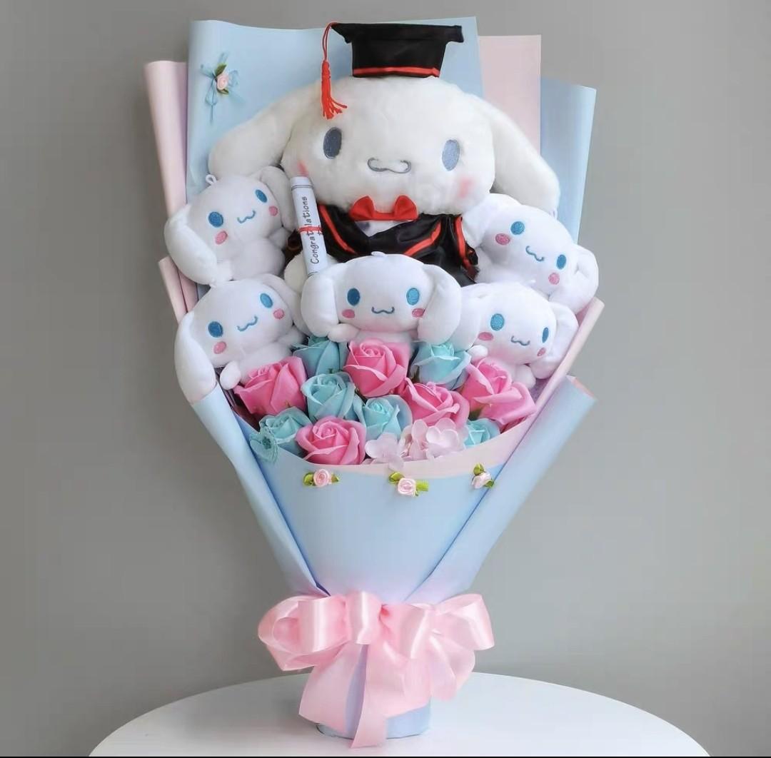 Bouquet : Graduation ( Peppa Pig / Snoopy / AnPan / Cinnamoroll ...